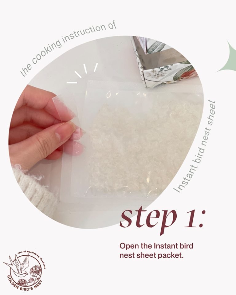 Instant Bird Nest Sheets - Golden Bird Nest
